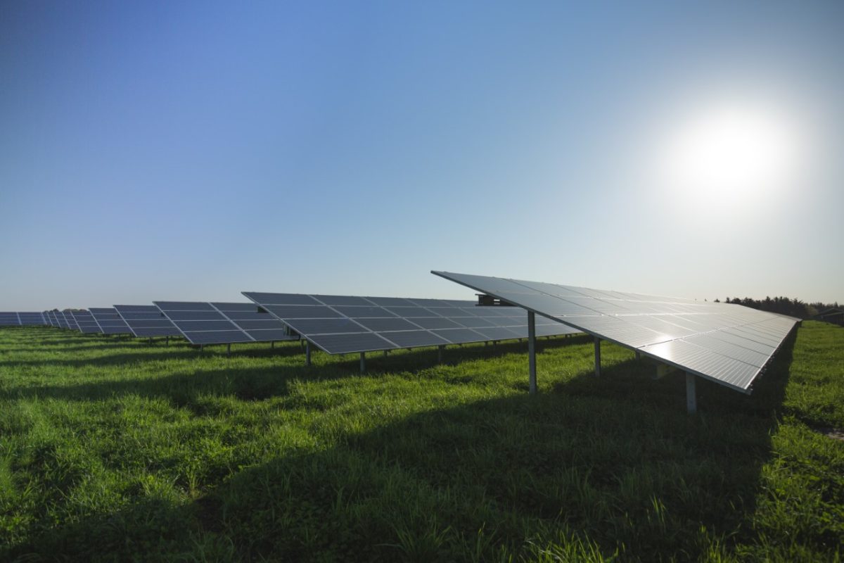 The construction of northern Europe’s largest non-subsidised solar farm ...
